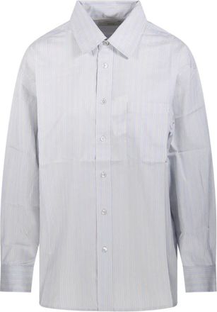 Dunst Femme, Blouses et Chemises, Bleu, Taille: 40 FR Chemise ray&eacute;e oversize