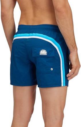 Sundek Short de bain taille élastique pour homme Longueur 35,6 cm Entrejambe 12,7 cm, A5601 - Storm, Medium