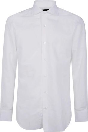 Barba Homme, Chemises, Blanc, Taille: XL Chemise Classique en Coton et Lin