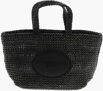 Alexander Wang Synthetic Raffia PUNCH SMALL Tote Bag with Embossed Logo Gr&ouml;&szlig;e Unica