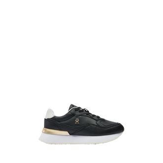 Tommy Hilfiger Schwarze Sneakers - Stilvoll und Bequem - - Shoes - Damen - Schwarzk - 38 EU