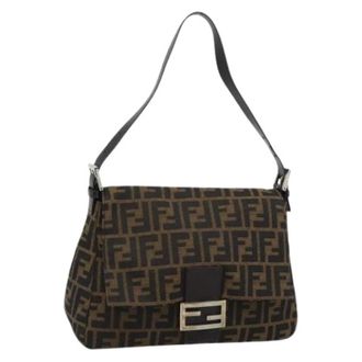 Fendi Pre-owned Zucca Canvas Umh&auml;ngetasche - - Pre-owned - Damen - Braun - ONE SIZE