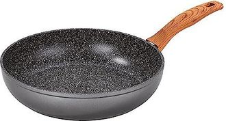 STONELINE Back to Nature Grande Sauteuse 28 cm, Made in Germany, compatible &agrave; lInduction, Rev&ecirc;tement Antiadh&eacute;sif avec de vraies particules de pierre, manche en 
