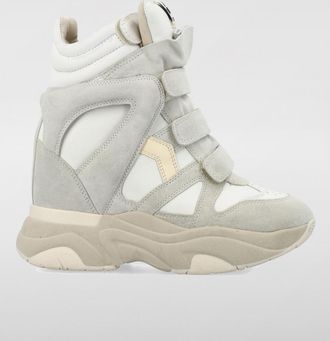 Isabel Marant Balskee High-Top-Keilsneaker aus Leder mit Klettverschluss