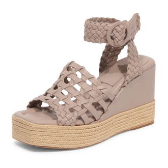 Paloma Barcel&oacute; Napa Silk Mauve Keilsandalette - - Shoes - Damen - Beige - 36 EU