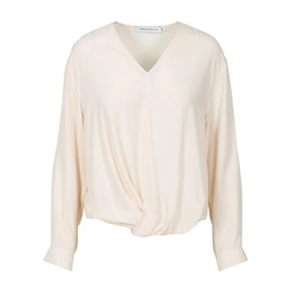 Simona Corsellini Crepe Bluse - - Blouses & Shirts - Damen - Beige - XS