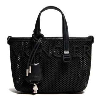 Moncler Very Mesh & Leather Tote Bag - - Bags - Damen - Schwarzk - ONE SIZE