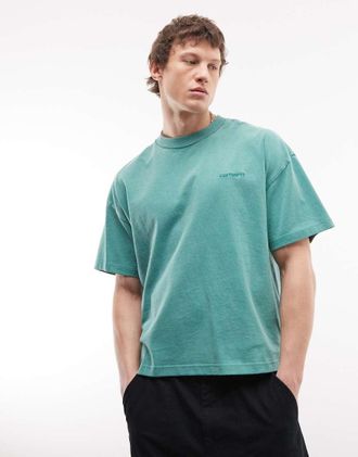 Carhartt Work in Progress Benton - T-Shirt in Gr&uuml;n