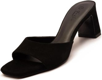 OFF THE HOOK Park - Sandales à talon carré en daim - Noir