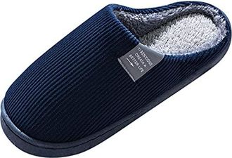 Generic Pantoufles dhiver chaudes, confortables et unisexes - Chaussons dhiver chauds et confortables en peluche - Mules moelleuses en mousse &agrave; m&eacute;moire de for