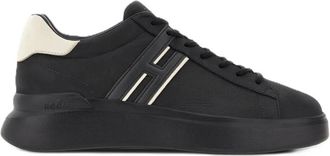 Hogan Homme, Chaussures, Noir, Taille: 41 1/2 EU Baskets H580