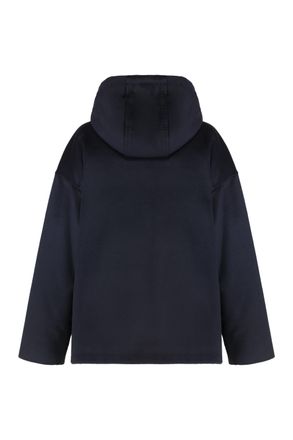 Max Mara Womens Wool Jacket Derris Blue Virgin