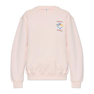 Casablanca Sweatshirt mit Druck - - Sweatshirts & Hoodies - Damen - Rosa - S