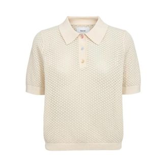 N&uuml;mph NURory Polo - - Tops - Damen - Wei&szlig; - XL