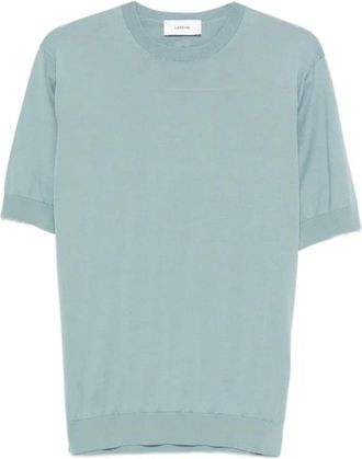 Lardini Homme, Tops, Bleu, Taille: S T-shirt &agrave; col rond