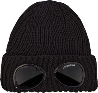 C.P. Company Goggle Beanie - - Accessories - Herren - Schwarzk - M