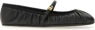 Dolce & Gabbana Nappa Ballerina - Gr. 37,5 (EU) - in Schwarz
