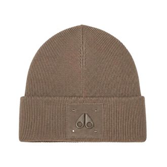 Moose Knuckles Logo Icon Beanie - - Accessories - Herren - Braun - ONE SIZE