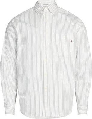 Replay Chemise col classique &agrave; rayures en coton