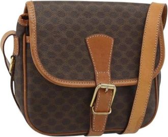Celine Sac bandouli&egrave;re vintage doccasion - Femme - Pre-owned - Brun - Taille: ONE Size