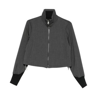 Pinko Pinko, Femme, Vestes, Gris, Taille: 40 FR Gracia Bomber