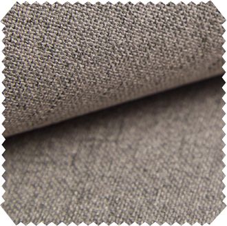 Novely AUEN Premium Möbelstoff - Robuster Webstoff - Fein Gewebter Polsterstoff - Pflegeleichte Meterware 1lfm | Farbe: 16 Grau Taupe