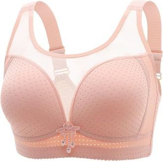 Generic D&eacute;bardeur rembourr&eacute; avec boutonni&egrave;re &agrave; larri&egrave;re, bonnets moulants, bandouli&egrave;re r&eacute;glable, grand soutien-gorge &agrave; armatures, Rose, 44