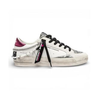Crime London Femme, Chaussures, Blanc, Taille: 37 EU SK8 Deluxe Head Over Heels Baskets