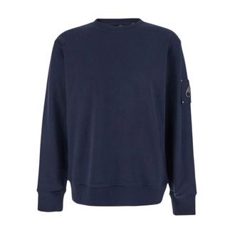 Moose Knuckles Hartsfield Rundhals-Sweatshirt - - Sweatshirts & Hoodies - Herren - Blau - S