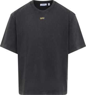 Off-white Homme, Tops, Noir, Taille: XL Fallen Caravaggio Skate T-Shirt