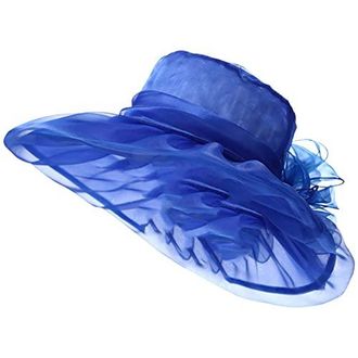 Generic Chapeau pour femme - Chapeau de soleil pour femme - Chapeau de soleil - Chapeau de plage pour femme, bleu, Taille unique