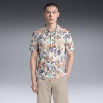 Puma Polo Palm Golf CLOUDSPUN Homme, V&ecirc;tements, Blanc, XXL