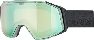 Uvex gravity FM - stylische, verspiegelte Skibrille mit Anti-Fog-Beschichtung und Over-The-Glasses-Konstruktion f&uuml;r Damen und Herren - oxid matt/opal-orang