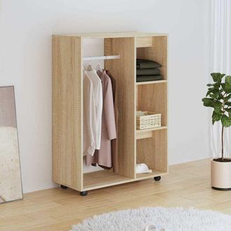 vidaXL Vidaxl - Kleiderschrank Sonoma-Eiche 80x40x110 cm Holzwerkstoff