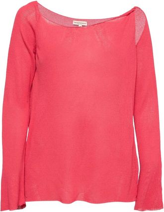 Emporio Armani blouse &agrave; manches longues - Rose