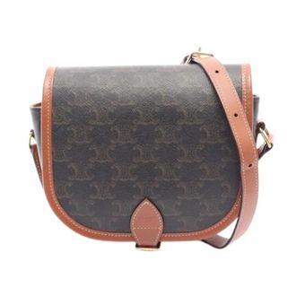 Celine Sac bandouli&egrave;re vintage doccasion - Femme - Pre-owned - Brun - Taille: ONE Size
