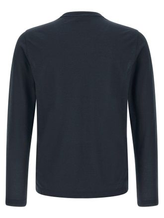 Zanone Ice Cotton Crew Neck T-shirt - Navy