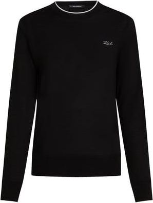 Karl Lagerfeld Pull en laine m&eacute;rinos