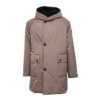 OOF Wear Wendbare taupe/dunkelgr&uuml;ne Jacke - - Coats - Herren - Braun - S