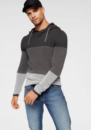 Bruno Banani Kapuzenpullover im trendigen Waffel-Look