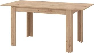 Vente-Unique Vente-unique - Table &agrave; manger extensible 4 &agrave; 6 personnes - Naturel clair - venola