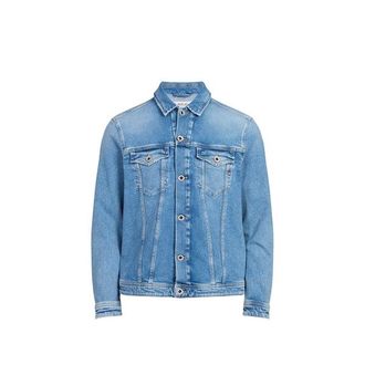 Replay Veste &agrave; col classique en denim de coton m&eacute;lang&eacute;