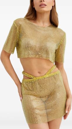 Santa Brands haut en résille à ornements en cristal