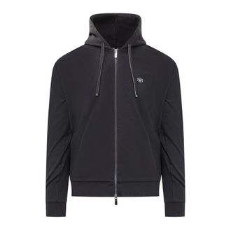 Emporio Armani Herren, Sweatshirts & Hoodies, Schwarzk, SGr&ouml;&szlig;e
