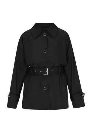 Faina Mantel Frauen Schwarz