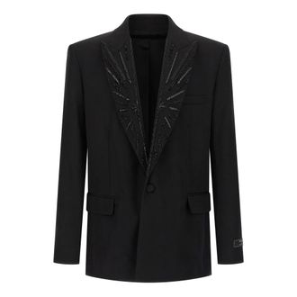 Balmain Blazers - - Jackets - Herren - Schwarzk - 2XL