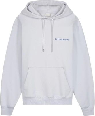Filling Pieces Homme, Sweatshirts et sweats &agrave; capuche, Blanc, Taille: L SweaT-shirts &agrave; capuche