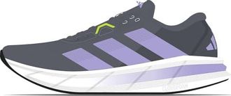 adidas Femme Galaxy 7 Running Shoes, Onix/Glow Purple/Aurora Onix, 37 1/3 EU