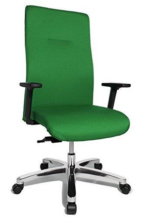 Topstar Topstar Big Star 20 inklusive höhenverstellbare Armlehne Bürostuhl, Stoff, grün, 67 x 67,5 x 130 cm