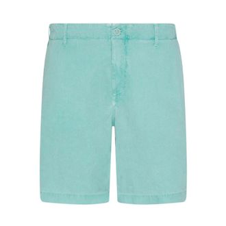 Vilebrequin Mineral Dye Linen Bermuda Shorts - - Shorts - Herren - Gr&uuml;n - 2XL